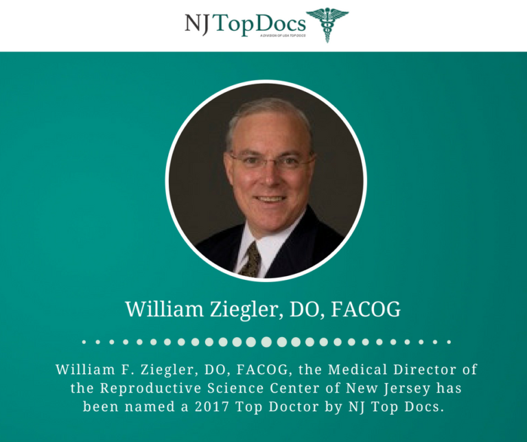 NJ Top Docs Reviews and Approves William Ziegler, DO, FACOG for 2017 NJ Top Docs Reviews and Approves William Ziegler, DO, FACOG for 2017